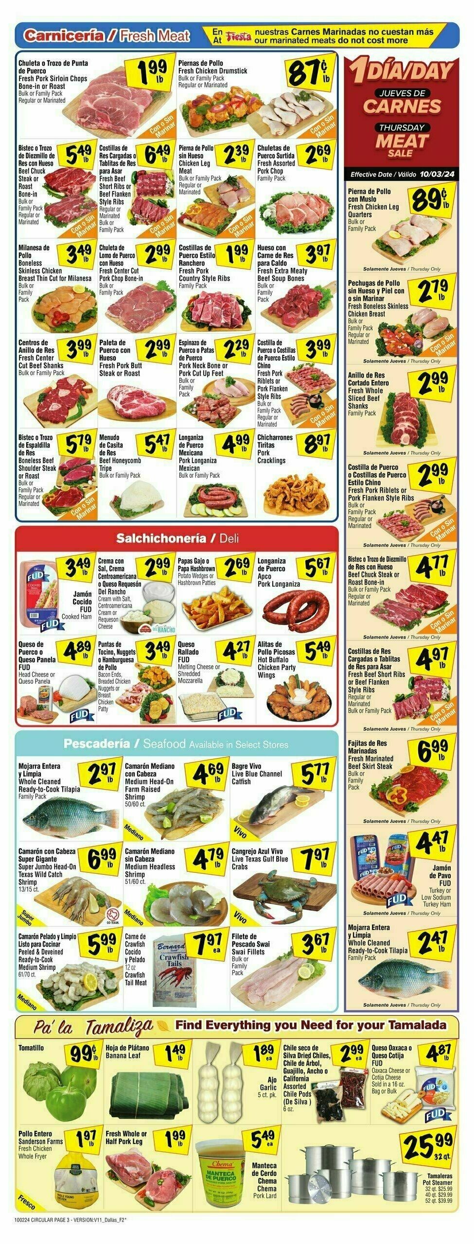 Fiesta Mart Weekly Ad from October 2 - Page 3