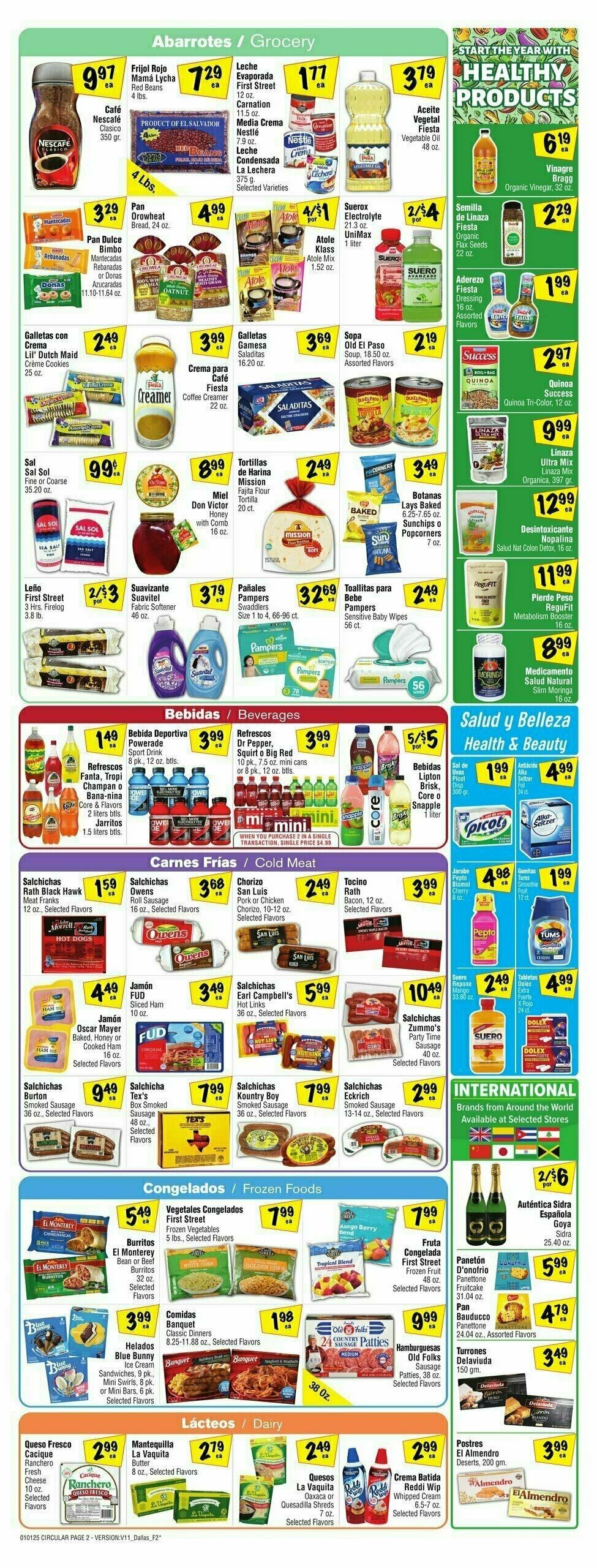 Fiesta Mart Weekly Ad from January 1 - Page 2