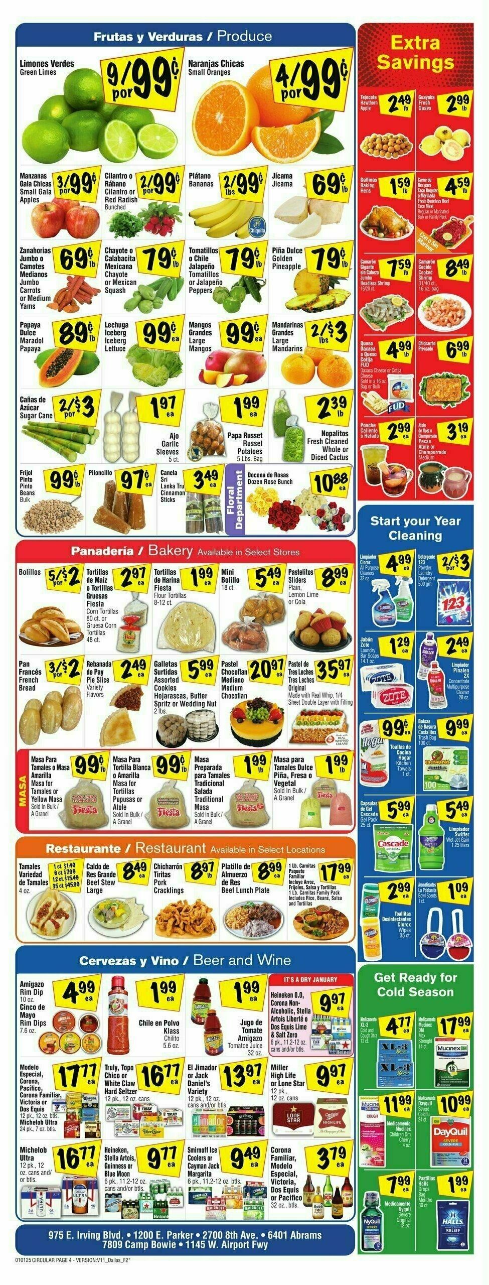 Fiesta Mart Weekly Ad from January 1 - Page 4