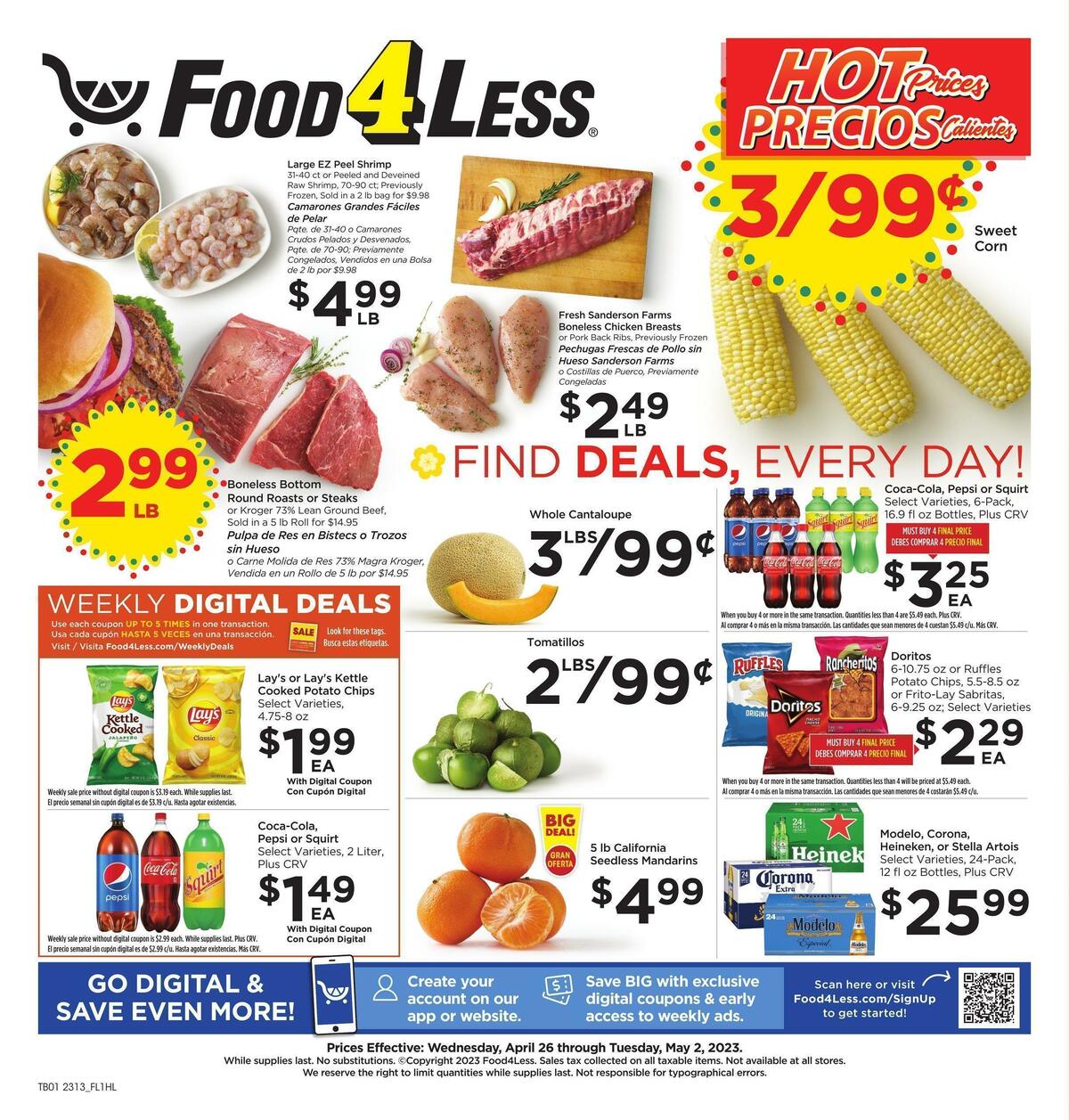 Food 4 Less Weekly Ads & Deals from April 26