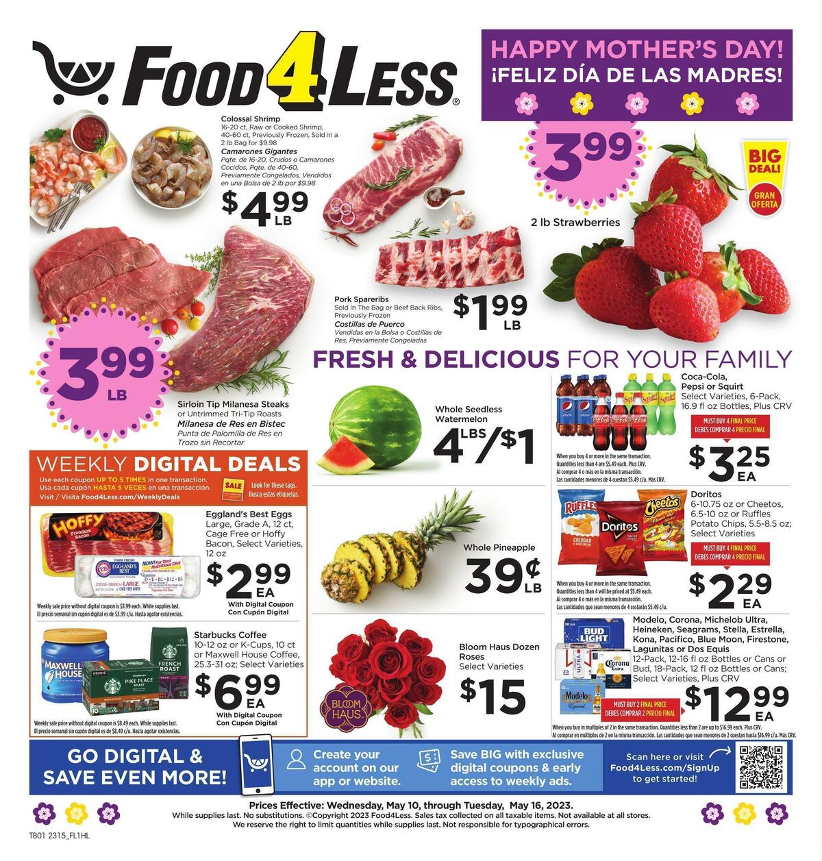 Food 4 Less Weekly Ads & Deals from May 10