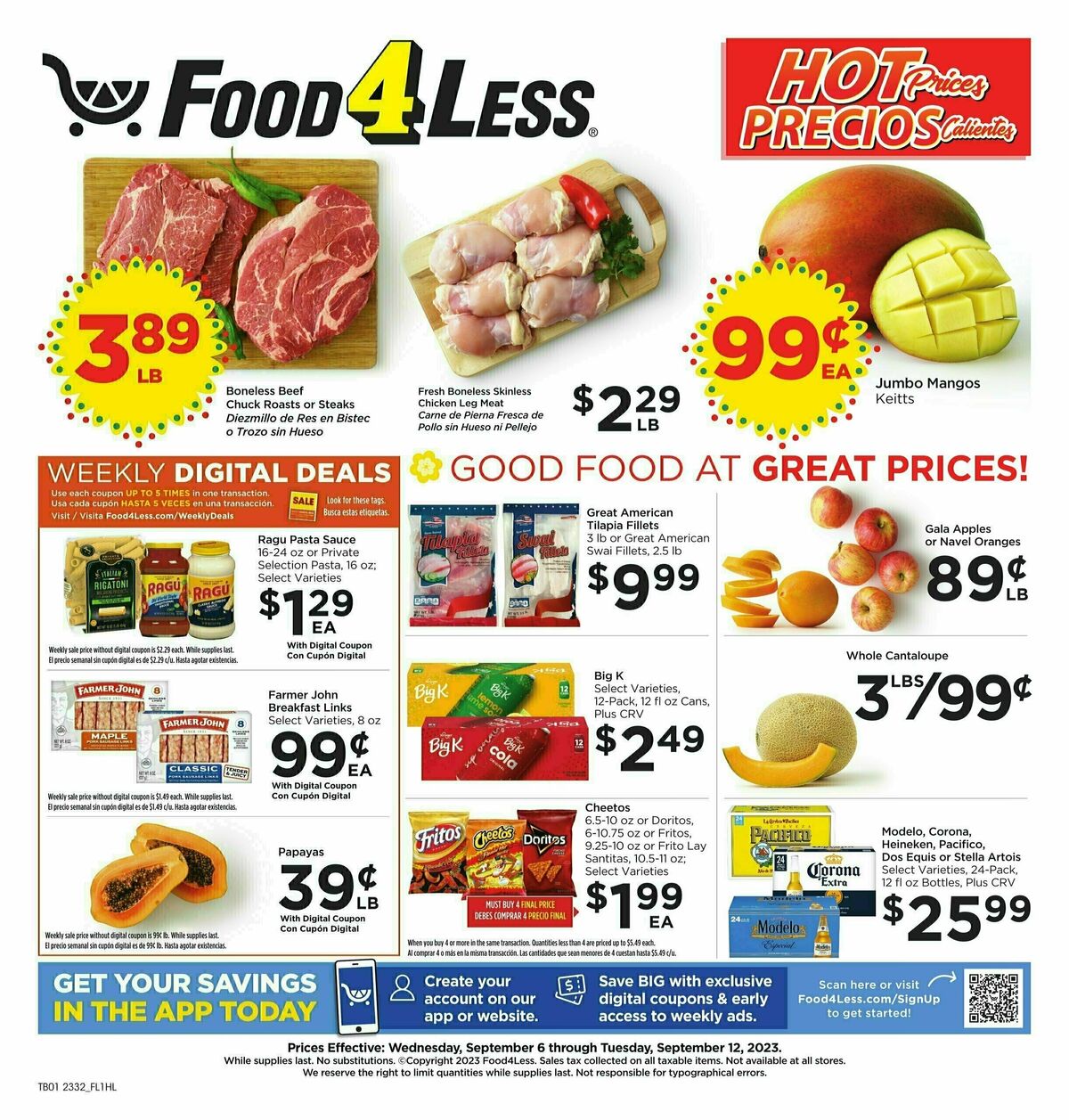 Food 4 Less Weekly Ads & Deals from September 6