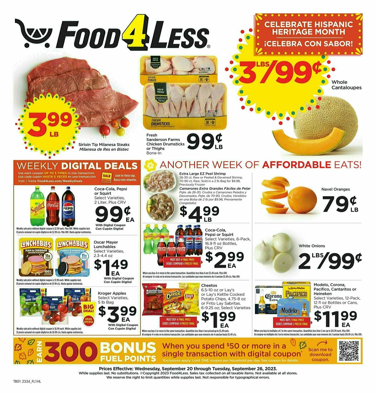 Food 4 Less Weekly Ads & Deals from September 20