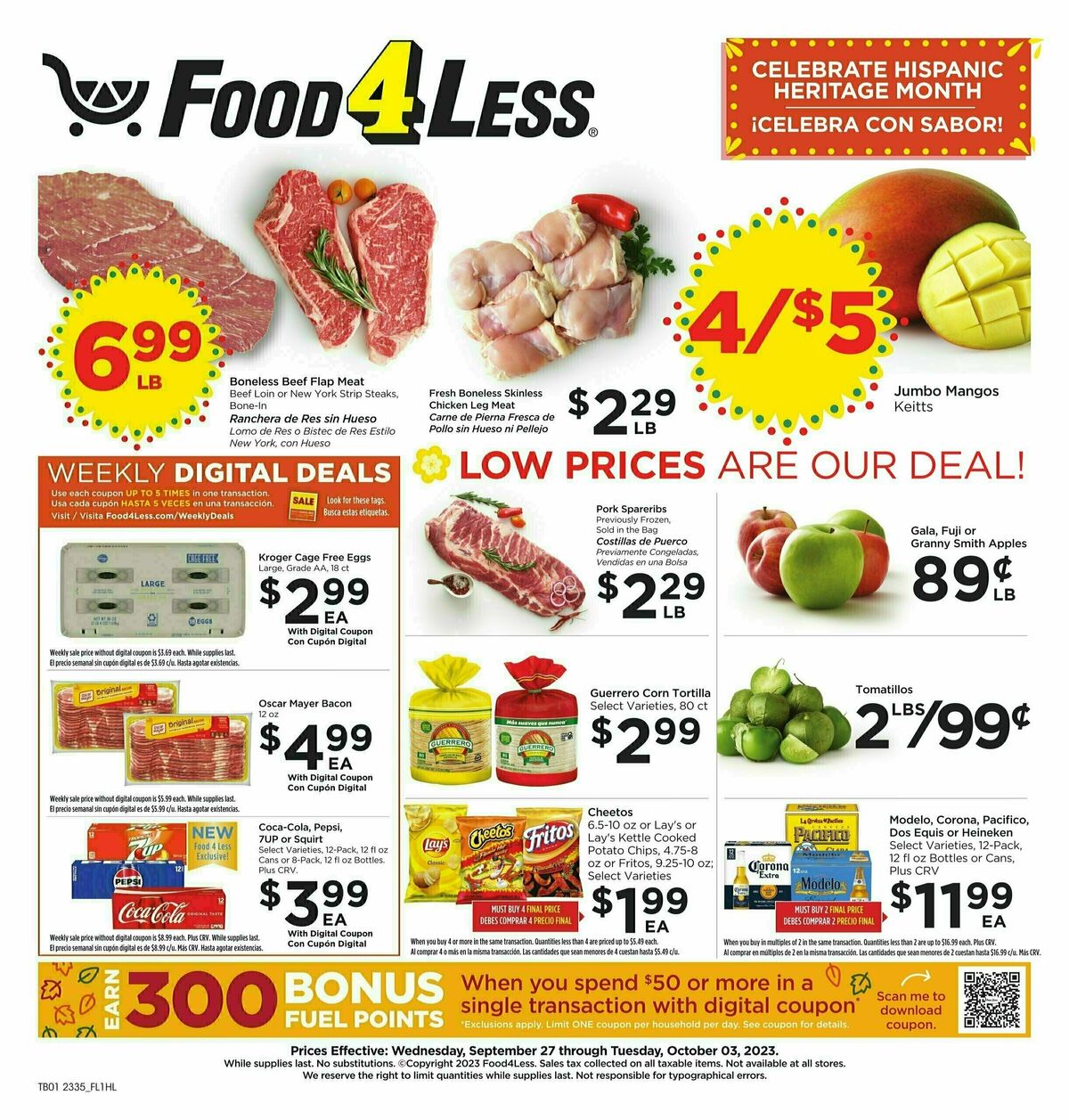 Food 4 Less Weekly Ads & Deals from September 27