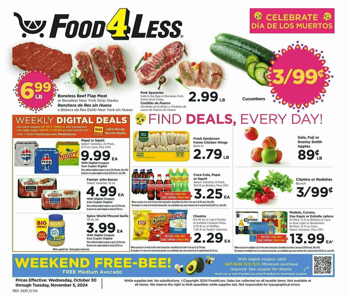 Food 4 Less Weekly Ads & Deals from October 30