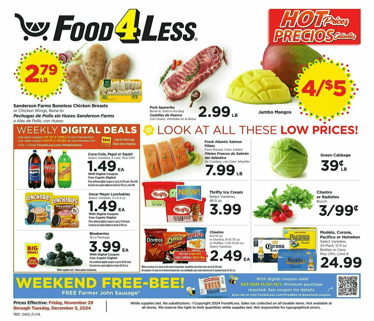 Food 4 Less Weekly Ads & Deals from November 29