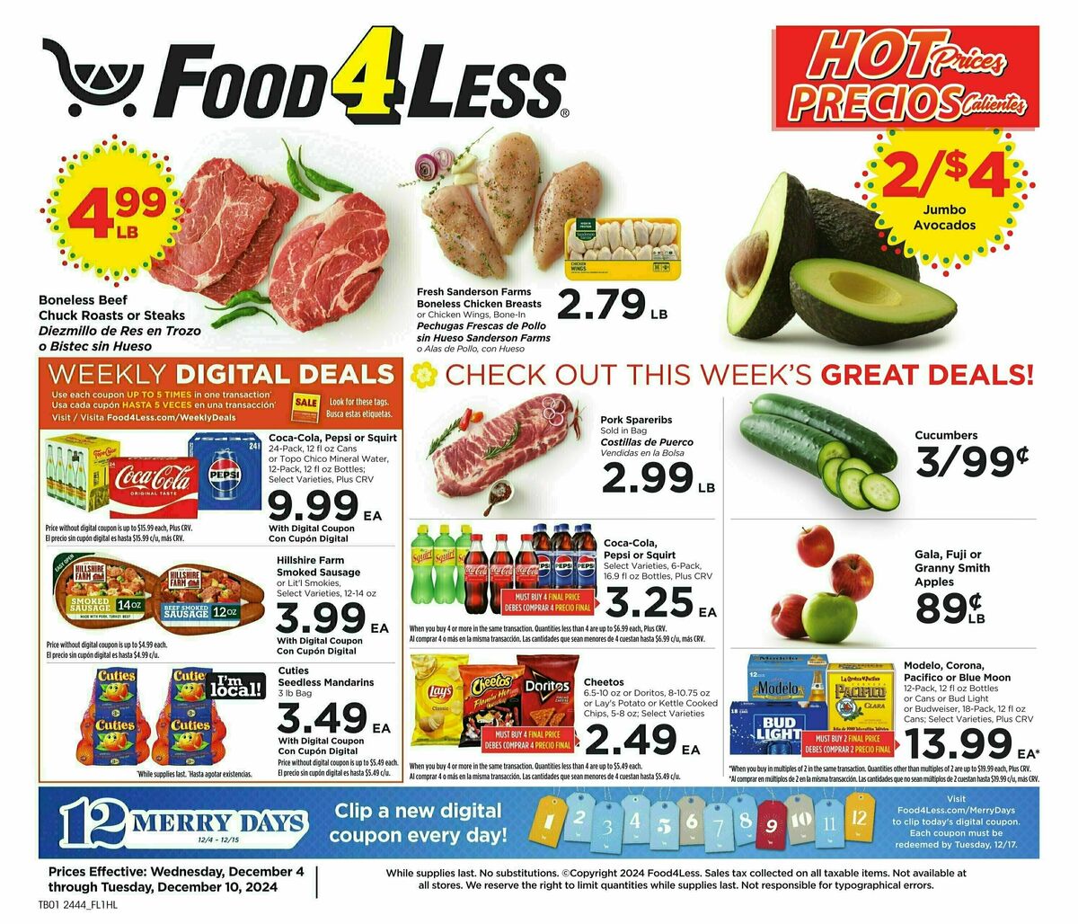 Food 4 Less Weekly Ads & Deals from December 4