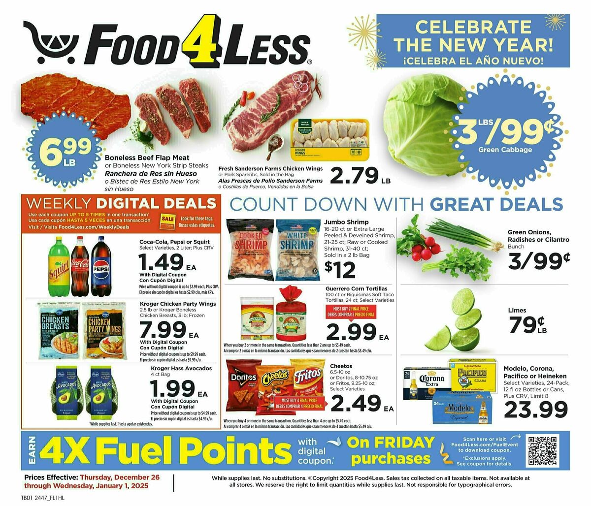 Food 4 Less Weekly Ads & Deals from December 26