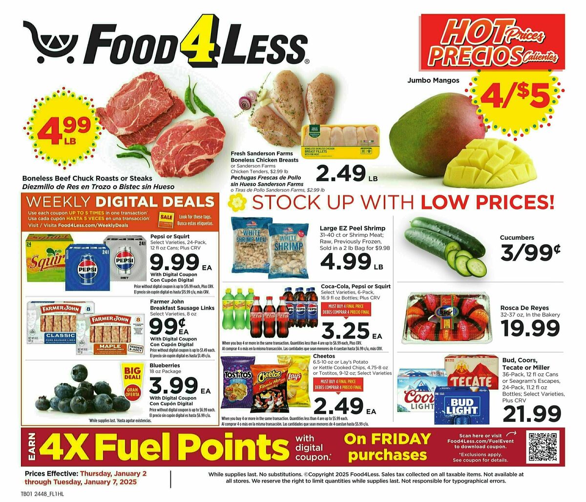 Food 4 Less Weekly Ads & Deals from January 2