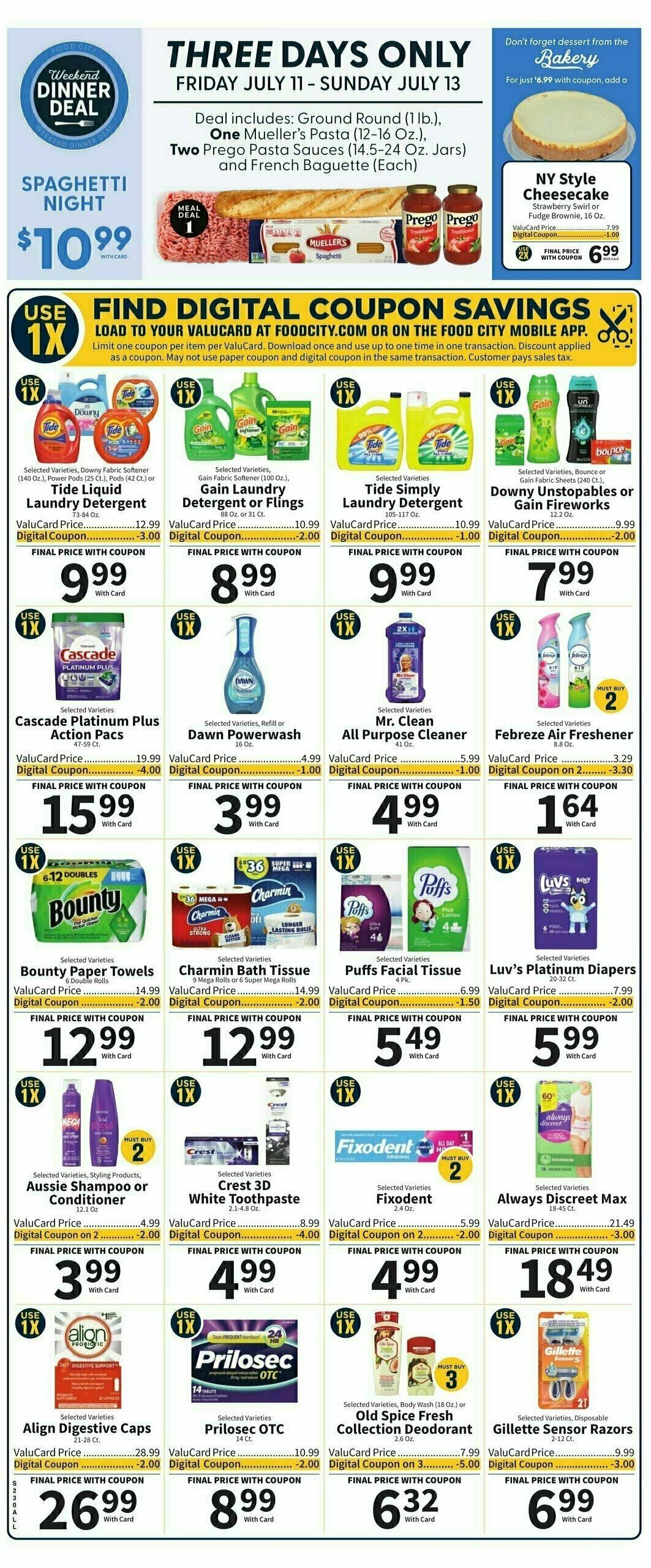 Food City Weekly Ad from July 9 - Page 3