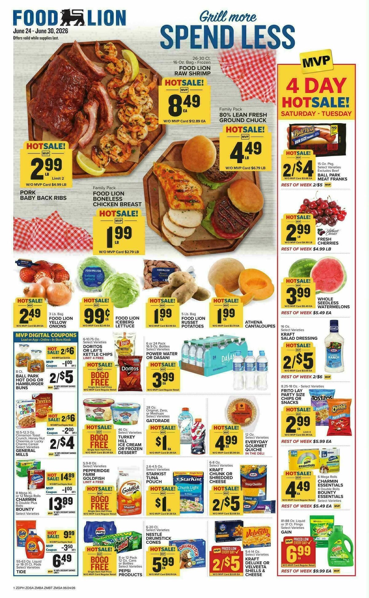 Food Lion Weekly Ad from June 24