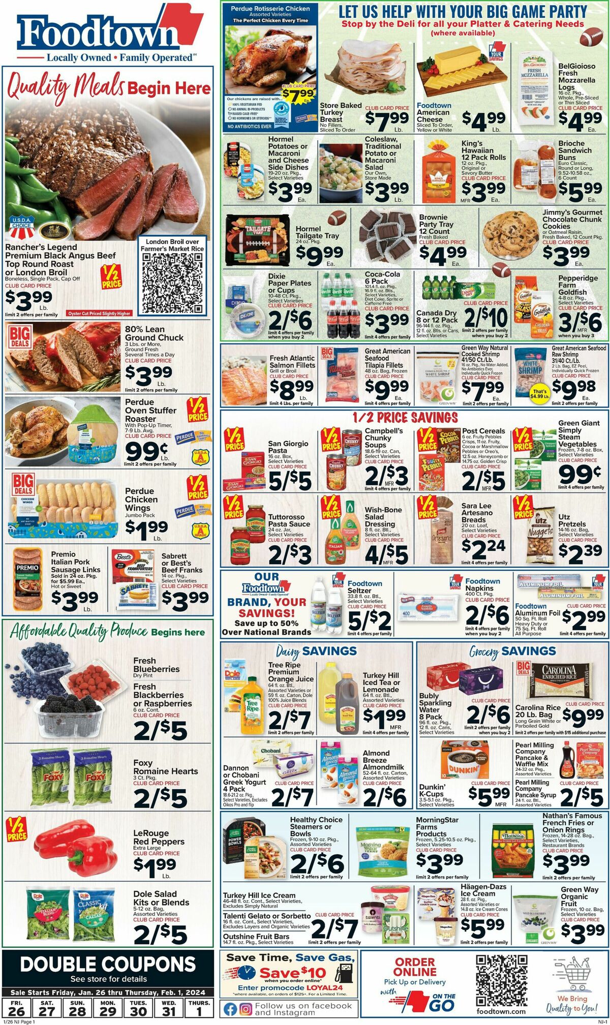 Food Town Weekly Ads & Specials from January 26