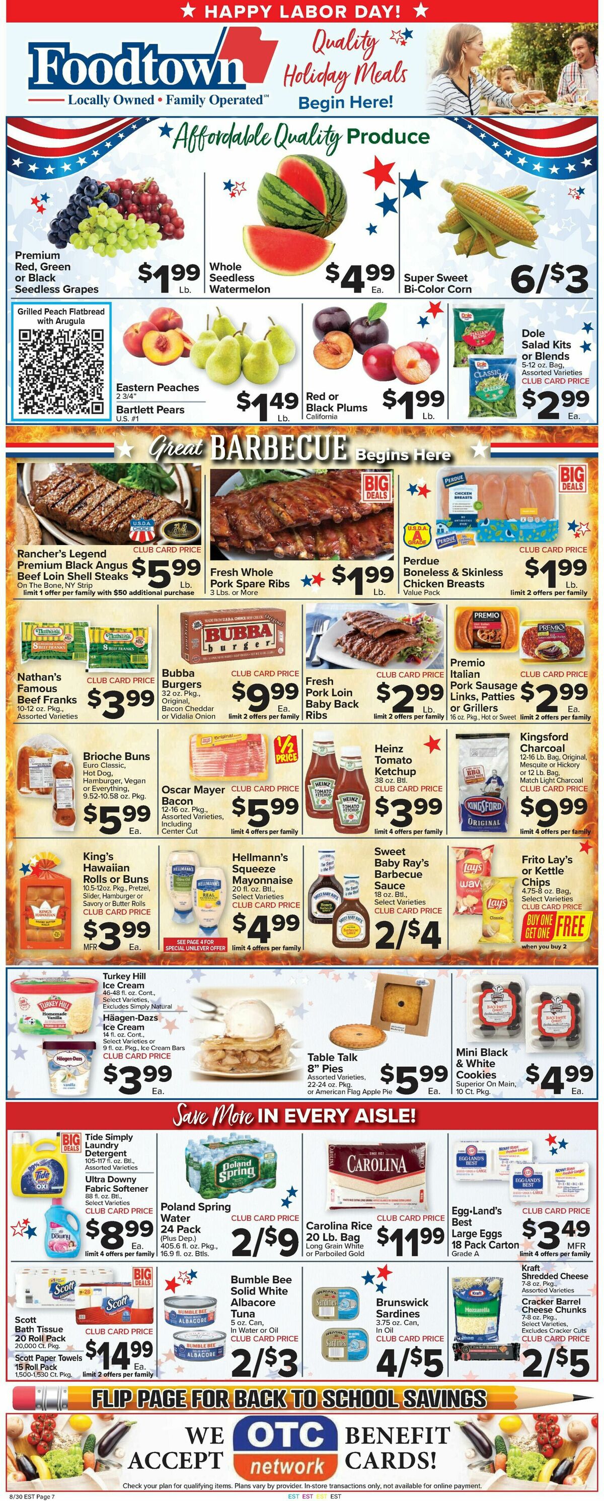 Food Town Weekly Ads & Specials from August 30