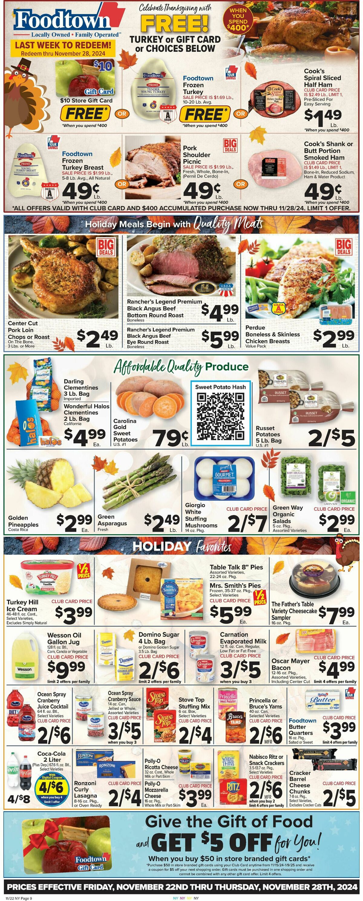 Food Town Weekly Ads & Specials from November 22