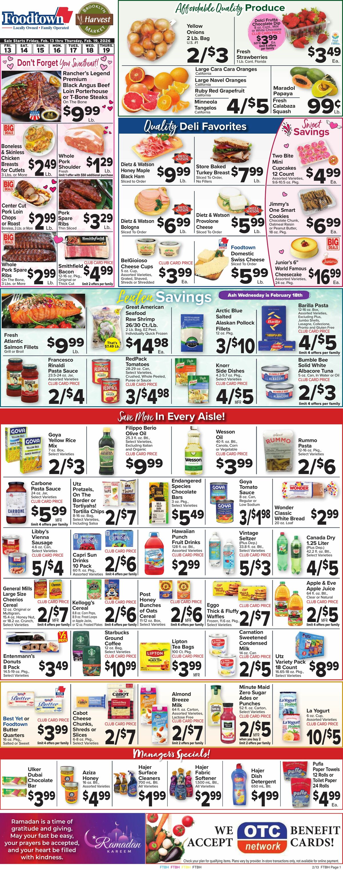 Food Town Weekly Ads & Specials from February 13