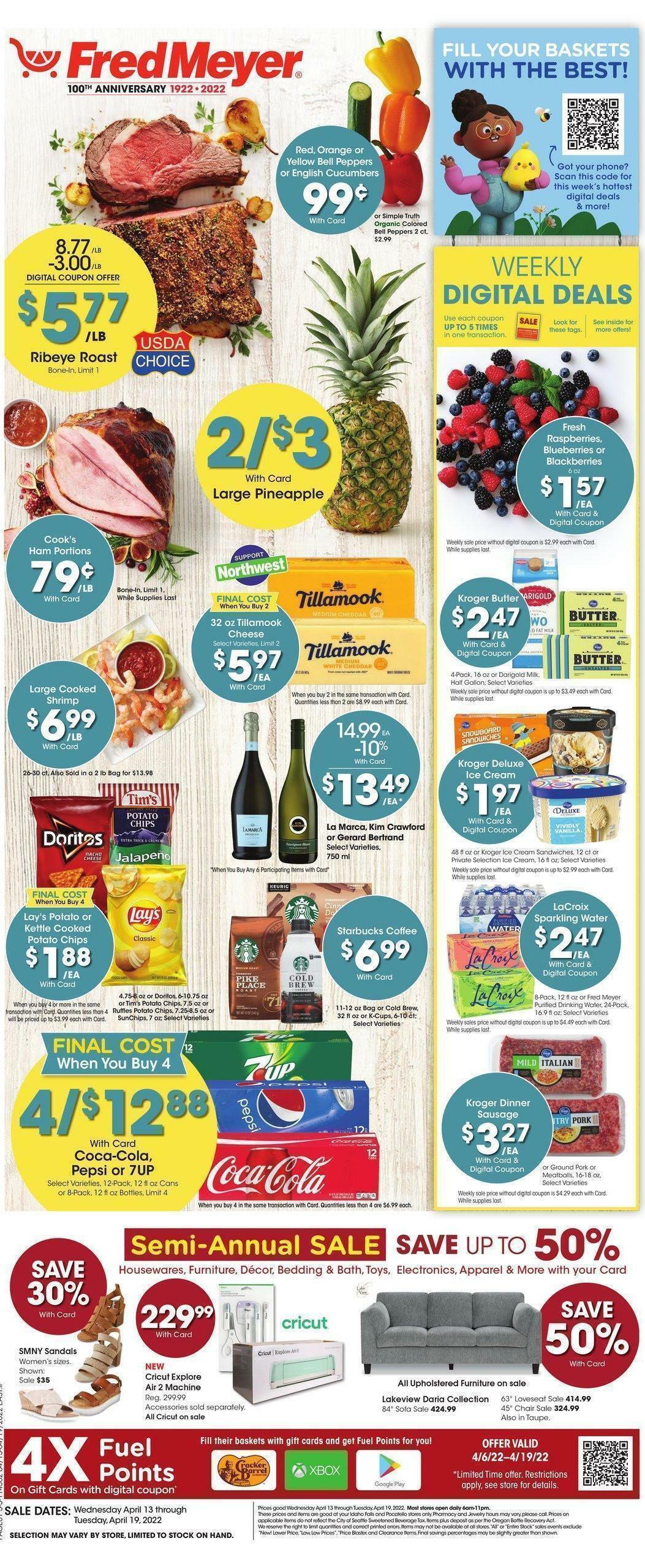 Fred Meyer Weekly Ad & Specials from April 13