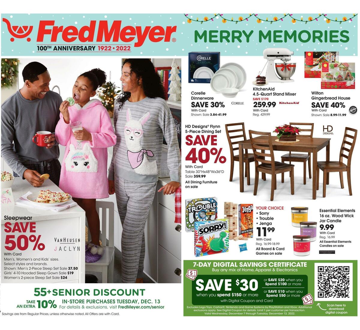 Fred Meyer General Merchandise Weekly Ad & Specials from December 7