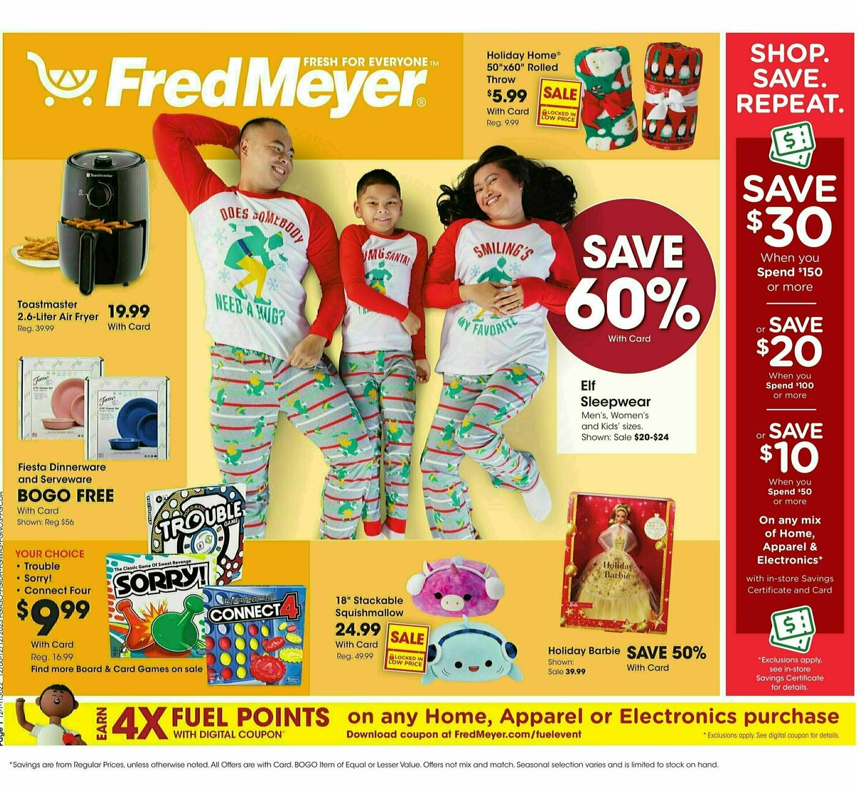 Fred Meyer General Merchandise Weekly Ad & Specials from December 6