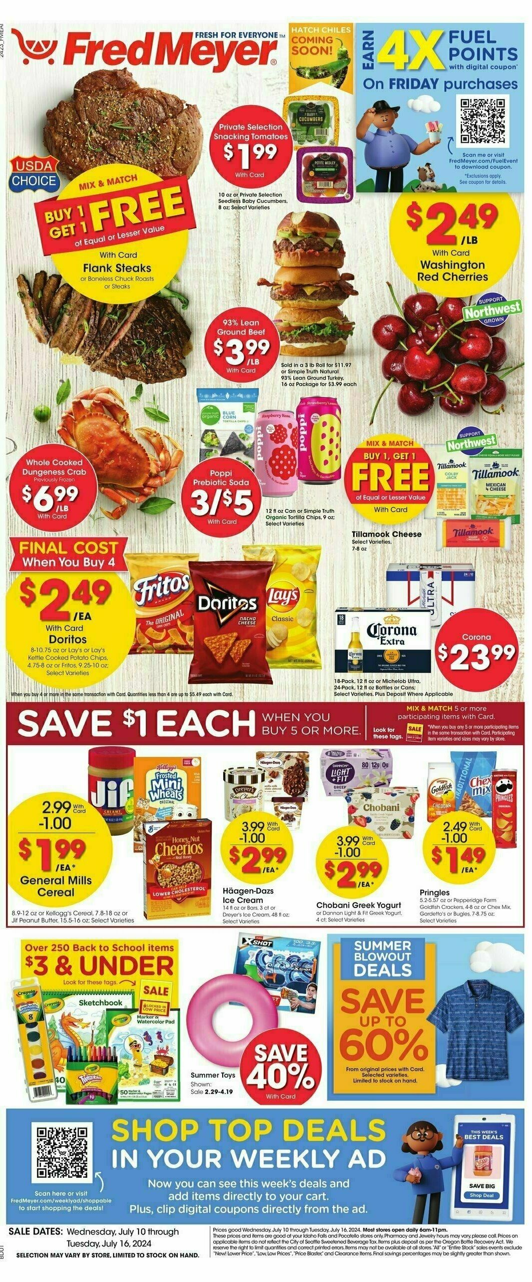 Fred Meyer Weekly Ad & Specials from July 10