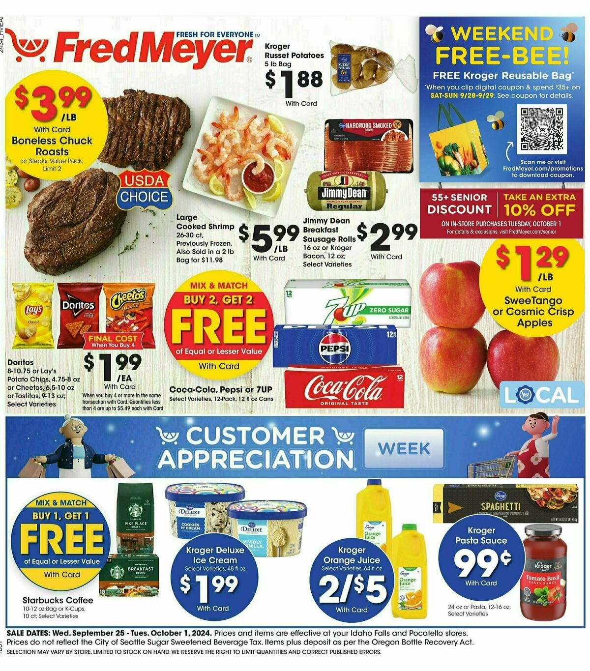 Fred Meyer Weekly Ad & Specials from September 25