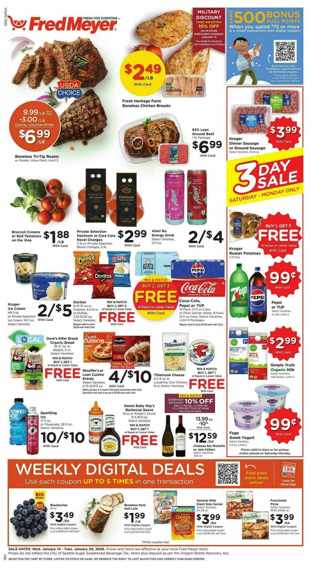 Fred Meyer Weekly Ad & Specials from January 14