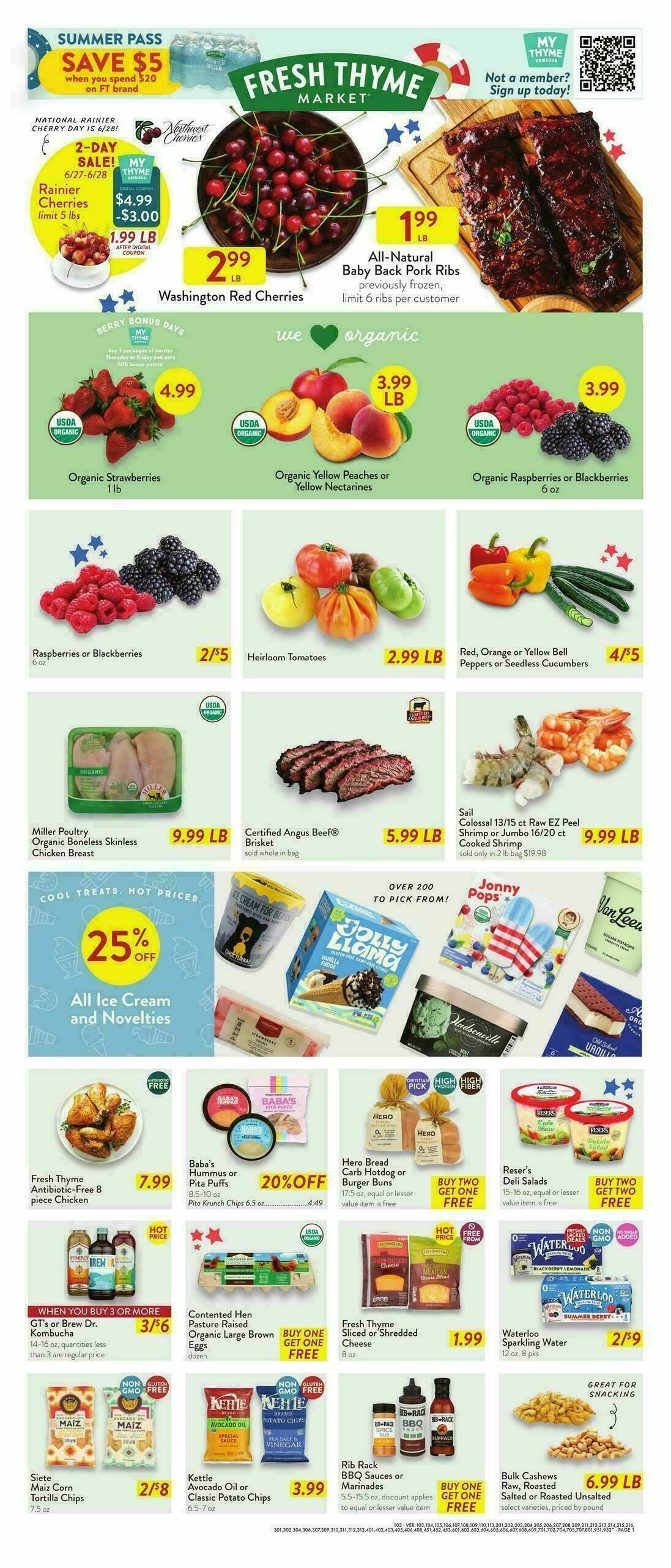 Fresh Thyme Farmers Market Weekly Ad from June 24
