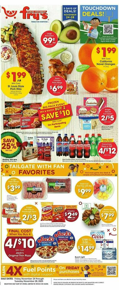 Fry's Food Weekly Ad