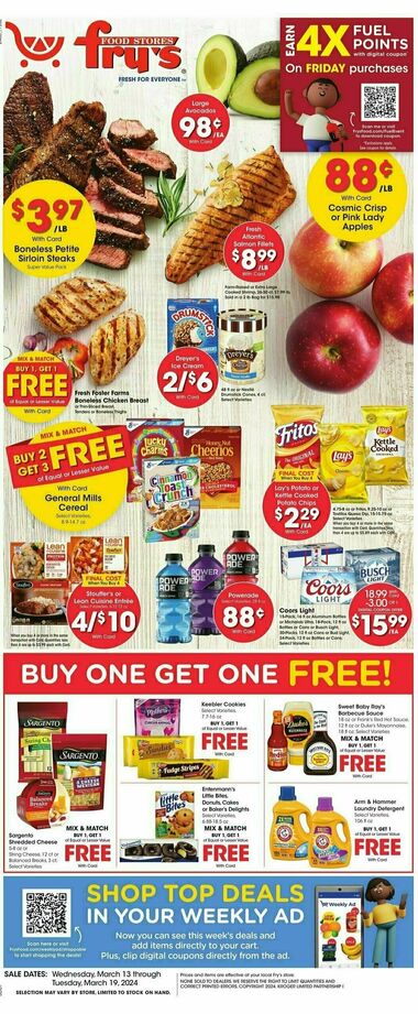 Fry's Food Weekly Ad