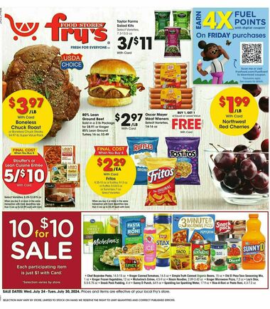 Fry's Food Weekly Ad