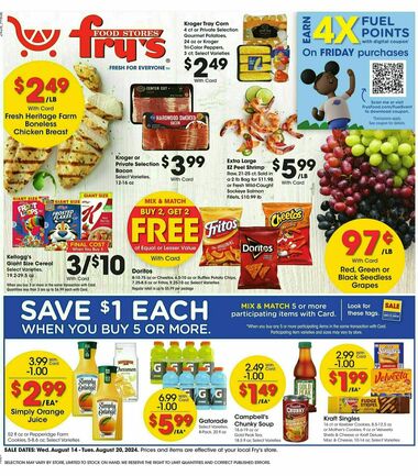 Fry's Food Weekly Ad