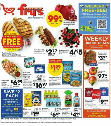 Fry's Food Weekly Ad
