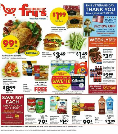 Fry's Food Weekly Ad