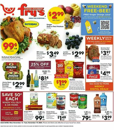 Fry's Food Weekly Ad