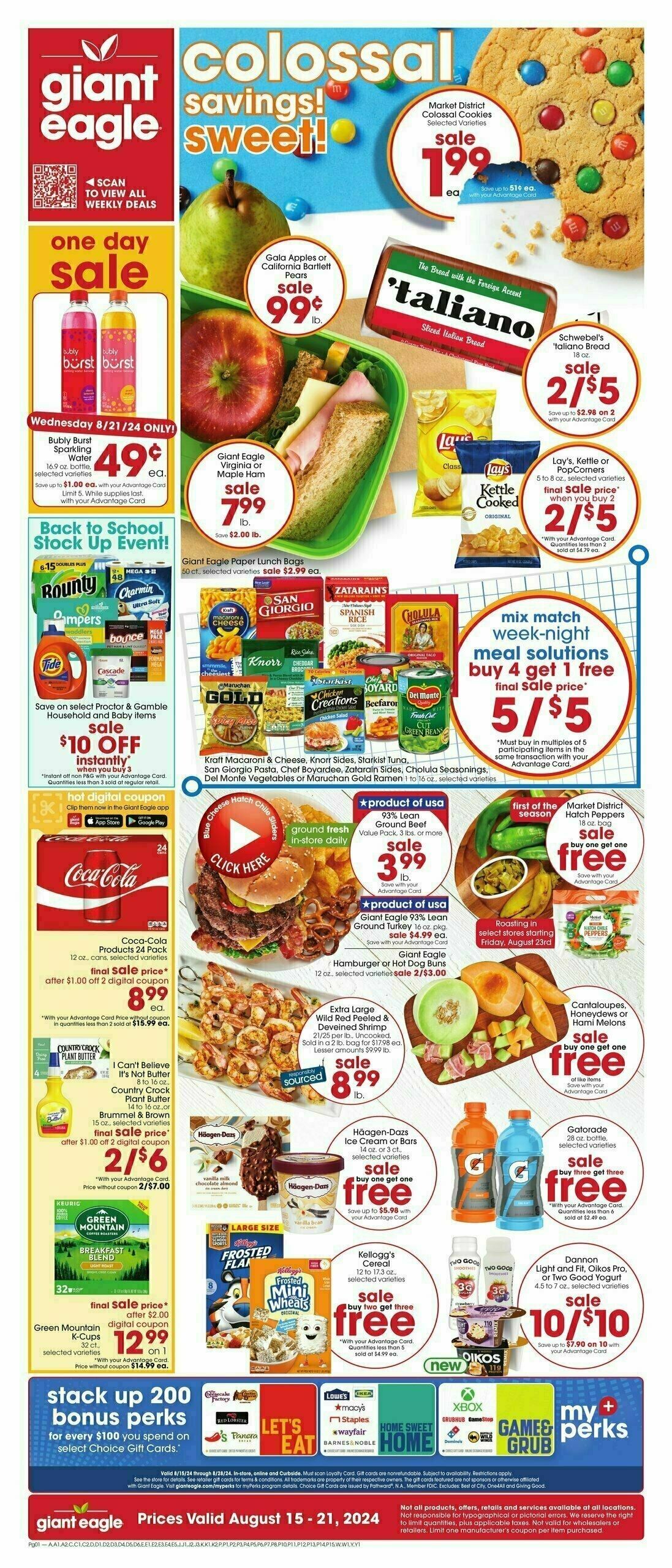 Giant Eagle Weekly Ads & Specials from August 15