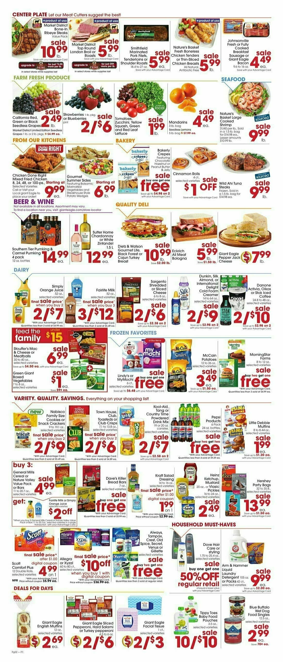 Giant Eagle Weekly Ads & Specials from August 15 - Page 2