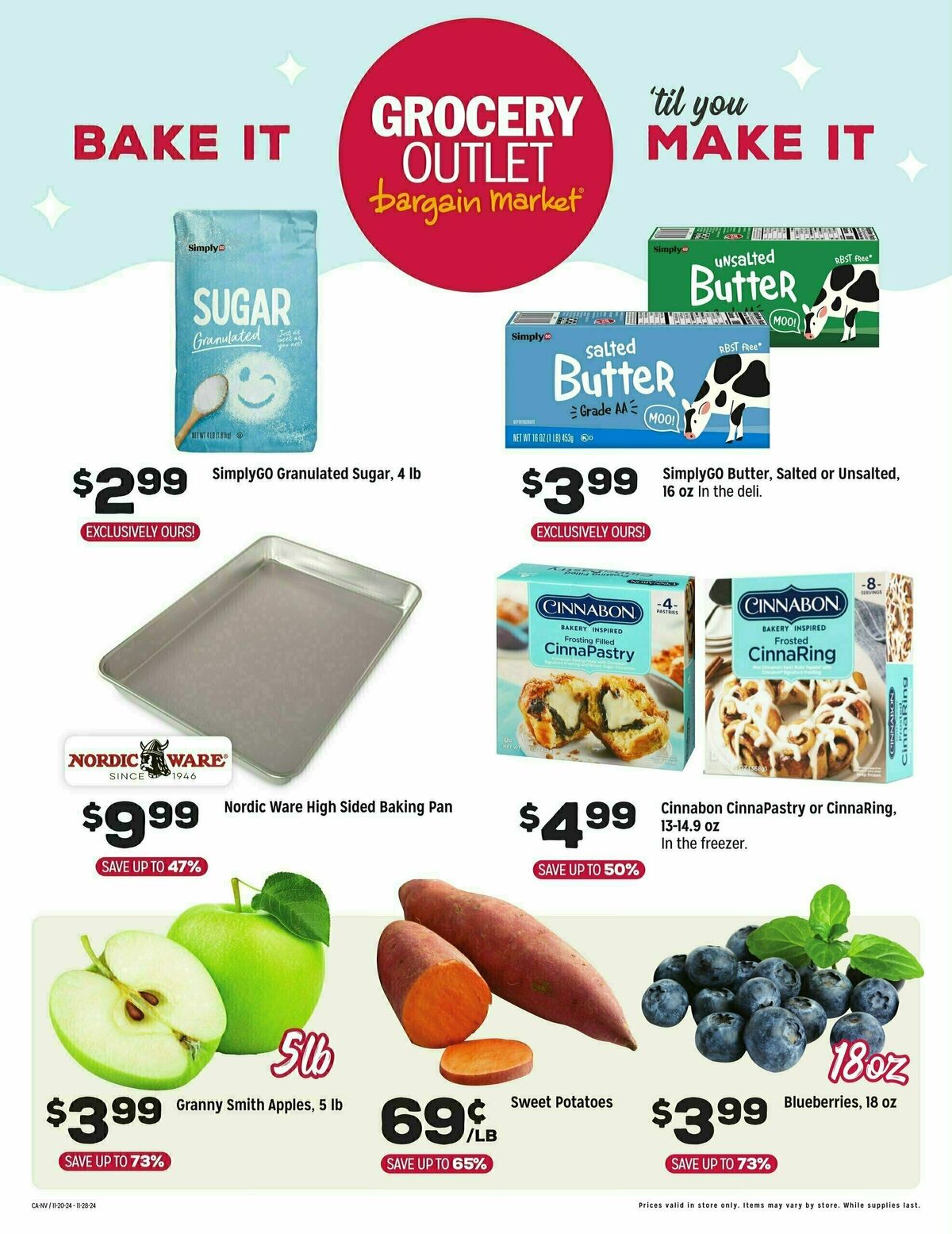 Grocery Outlet Bake It - CANV Weekly Ad & Circulars from November 20