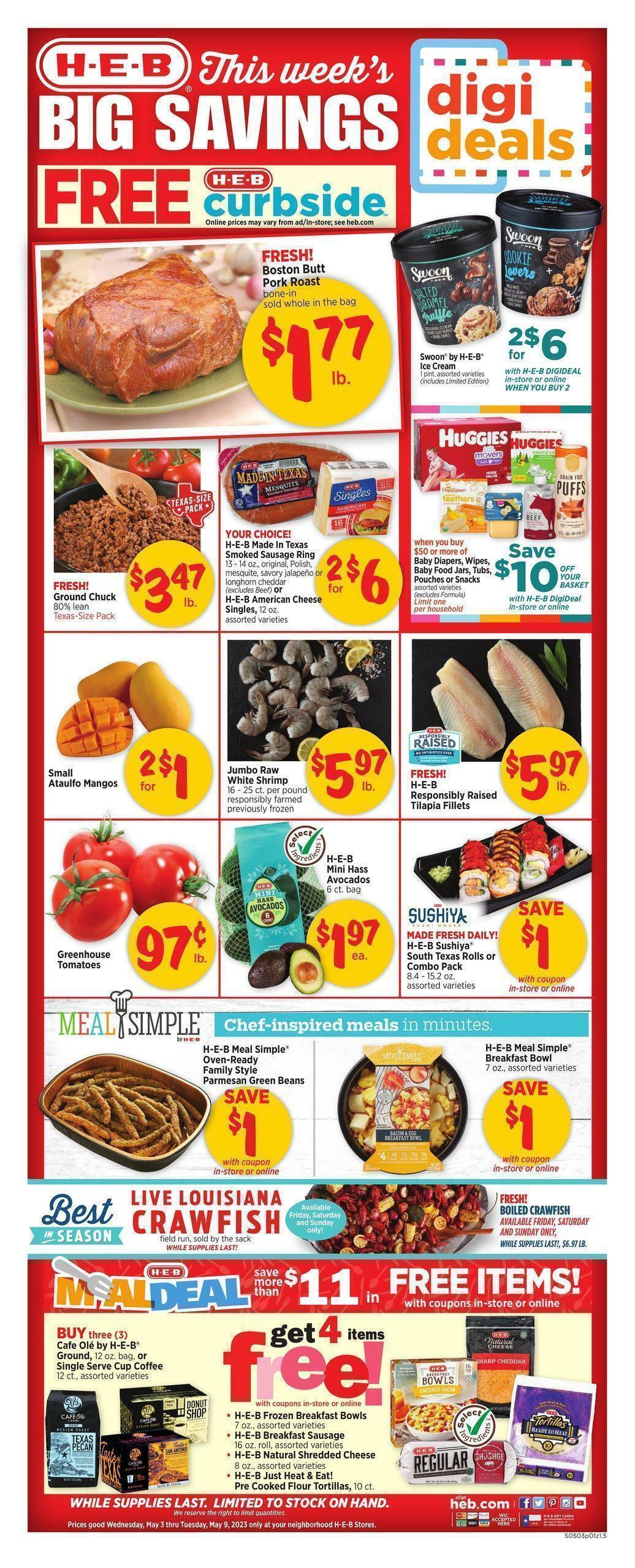 H-E-B Weekly Ad & Weekly Deals from May 3
