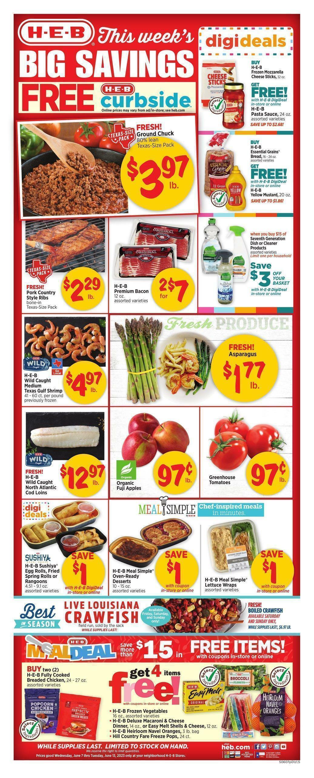H-E-B Weekly Ad & Weekly Deals from June 7