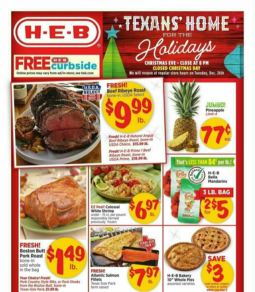 H-E-B Weekly Ad & Weekly Deals from December 20