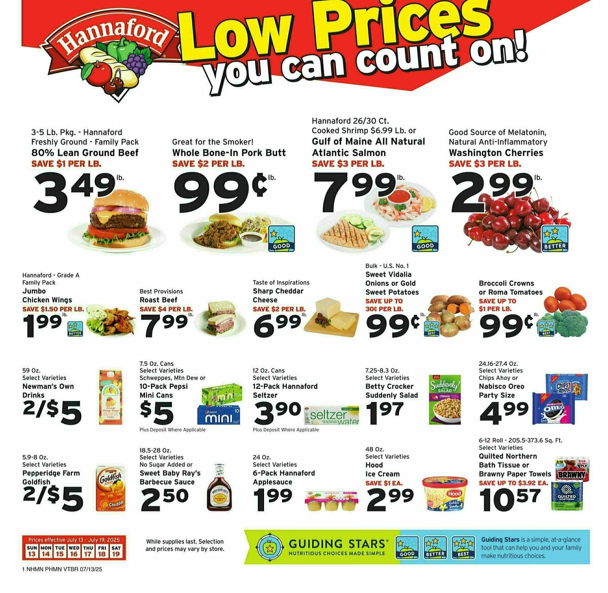 Hannaford Weekly Flyer from July 13