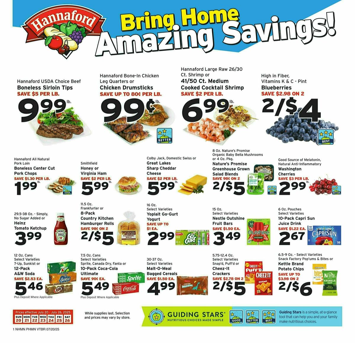 Hannaford Weekly Flyer from July 20