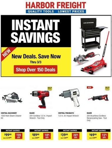 Harbor Freight Tools Best Offers & Special Buys