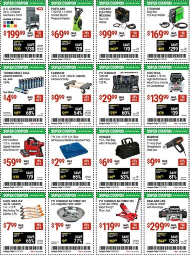 Harbor Freight Tools Best Offers & Special Buys