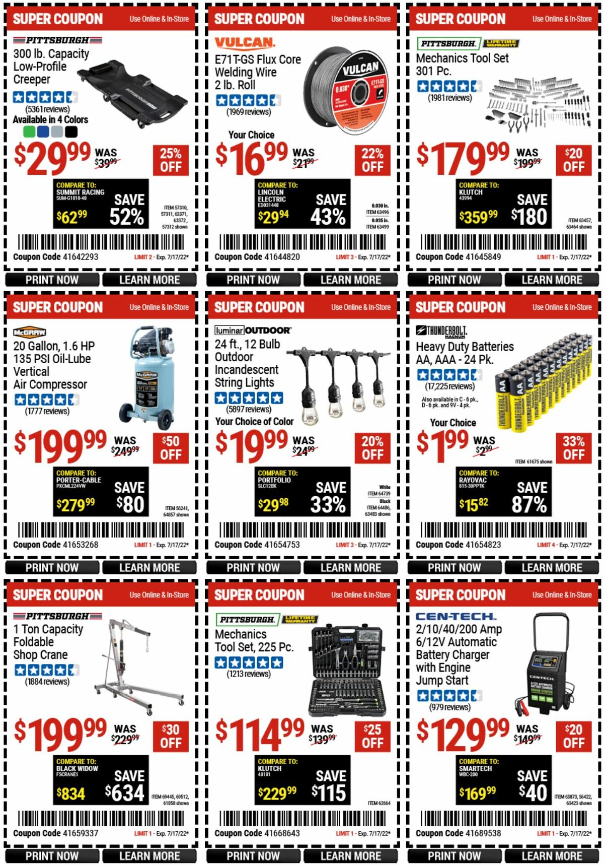 Harbor Freight Tools Best Offers & Special Buys from July 6 - Page 3
