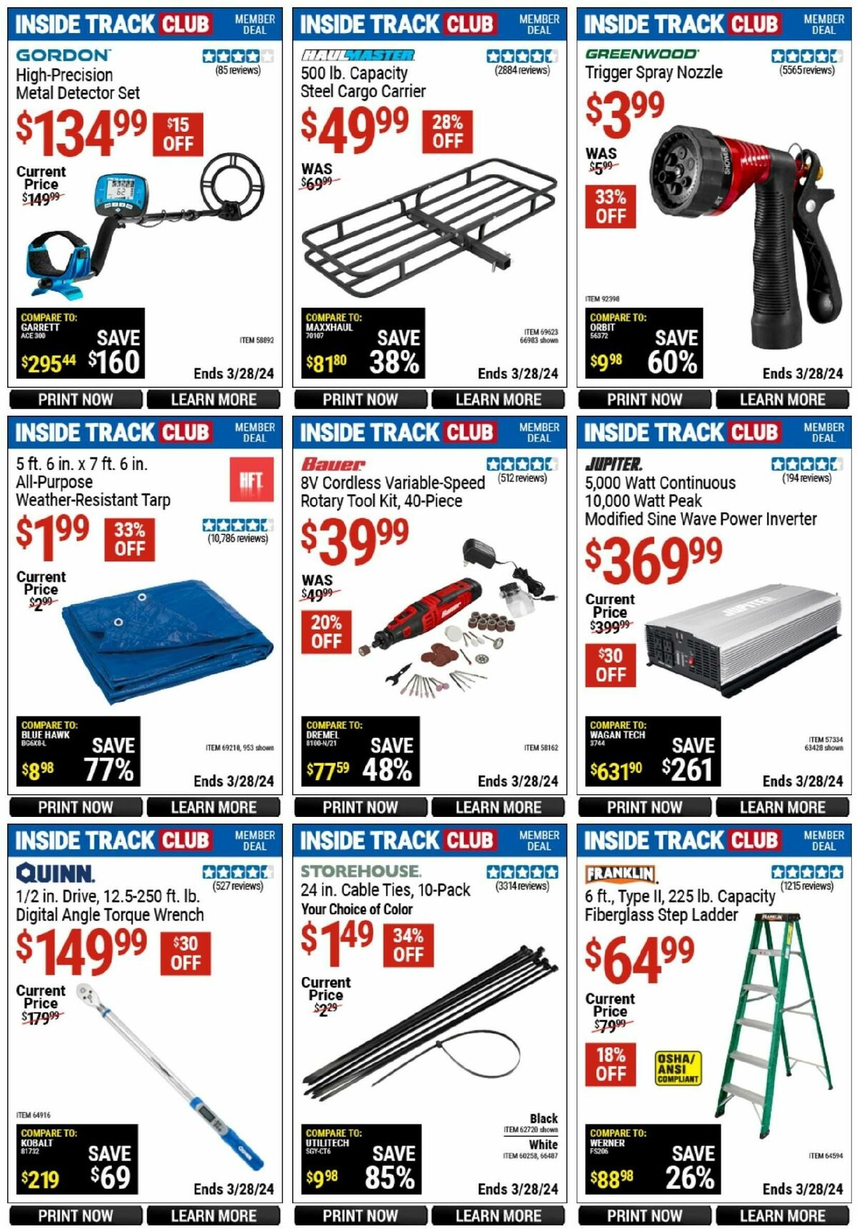 Harbor Freight Tools Inside Track Club Member Deals Best Offers ...