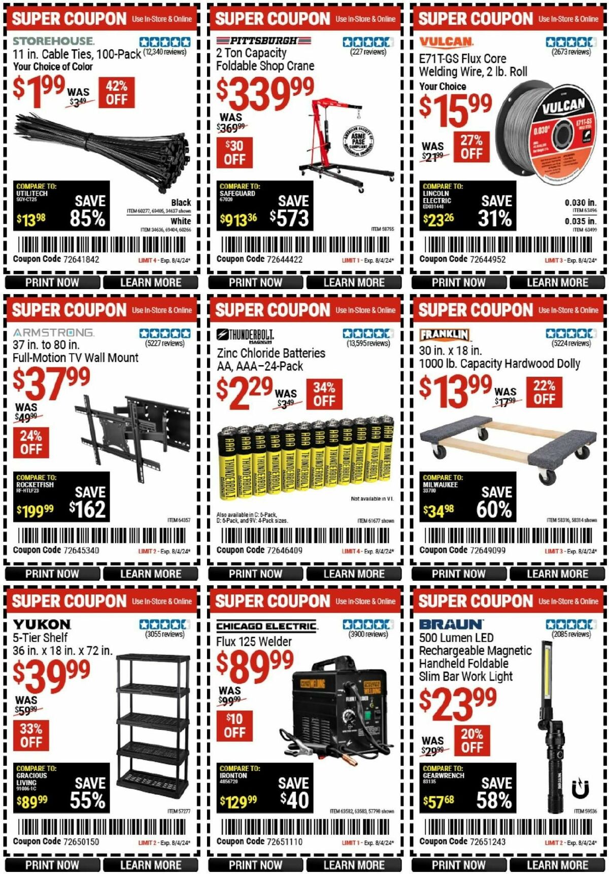 Harbor Freight Tools Best Offers & Special Buys from July 26 - Page 2