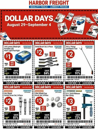 Harbor Freight Tools Best Offers & Special Buys