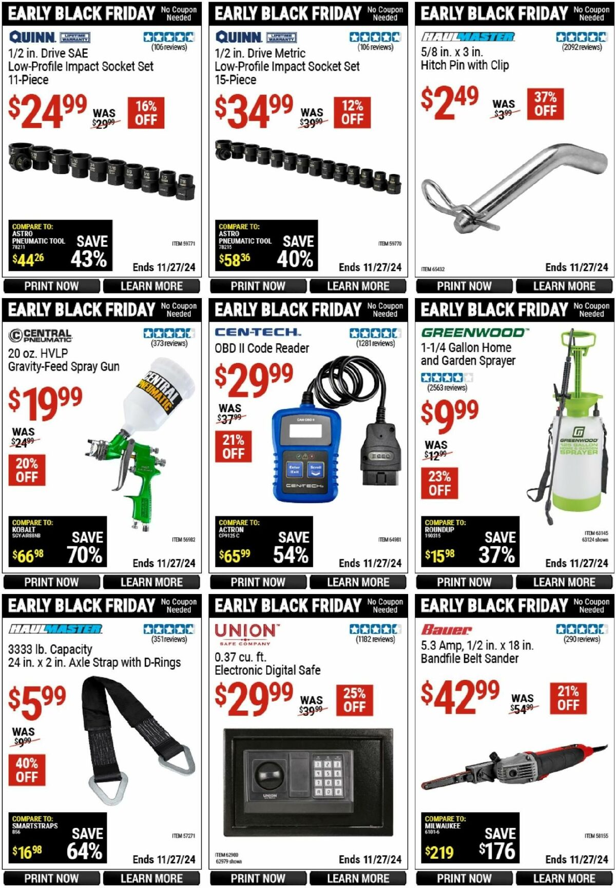 Harbor Freight Tools Black Friday Best Offers & Special Buys from ...