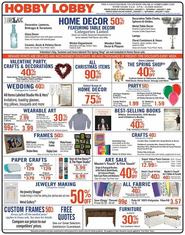 Hobby Lobby - Fairlawn, OH - Hours & Weekly Ad
