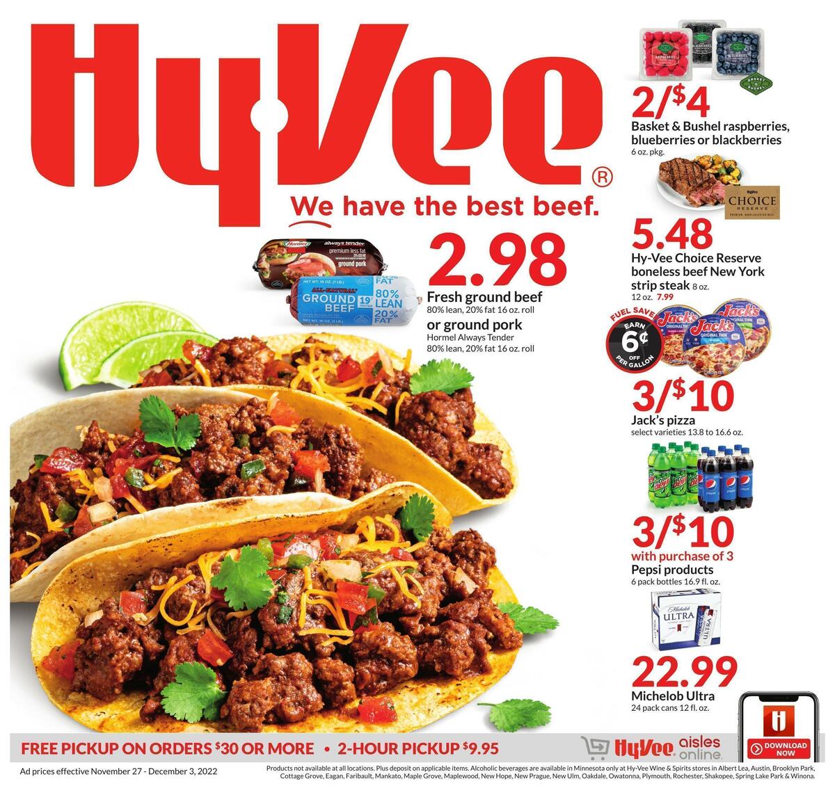 Hy-Vee Deals & Ads from November 27